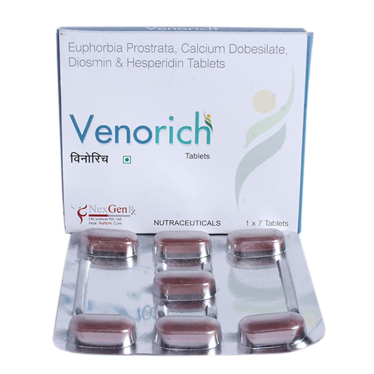 Venorich Tablet 7's Price, Uses, Side Effects, Composition - Apollo ...