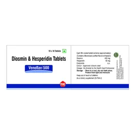 Venoflav-500 Tablet | Uses, Side Effects, Price | Apollo Pharmacy