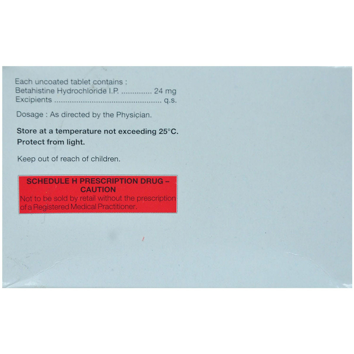 Vertin 24 Tablet | Uses, Side Effects, Price | Apollo Pharmacy