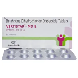 Vertistar-MD 8 Tablet | Uses, Side Effects, Price | Apollo Pharmacy
