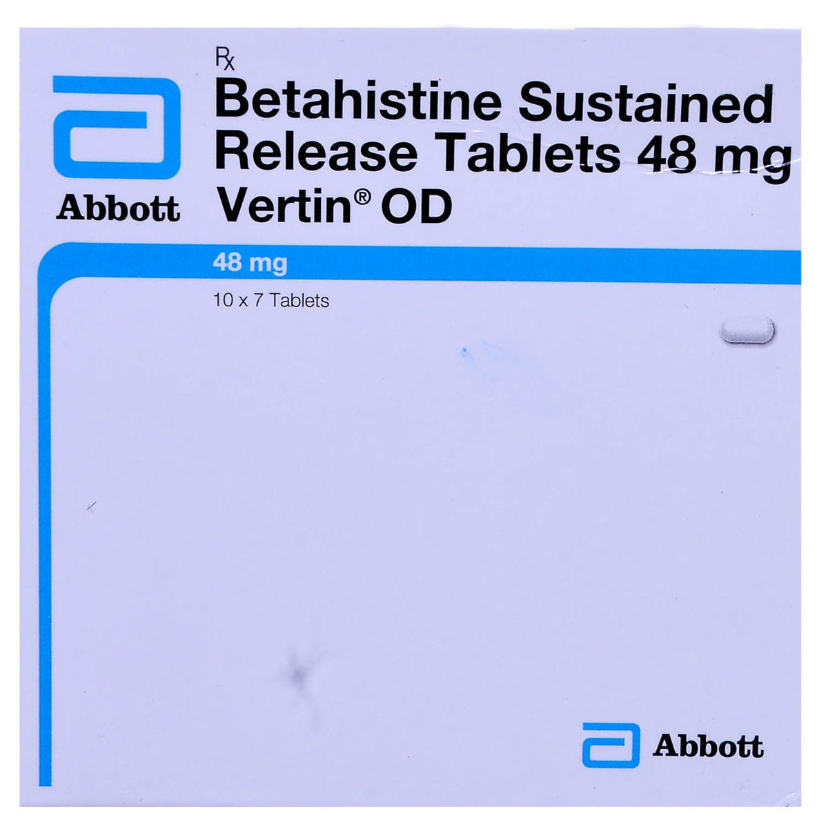 Vertin OD 48 mg Tablet | Uses, Side Effects, Price | Apollo Pharmacy