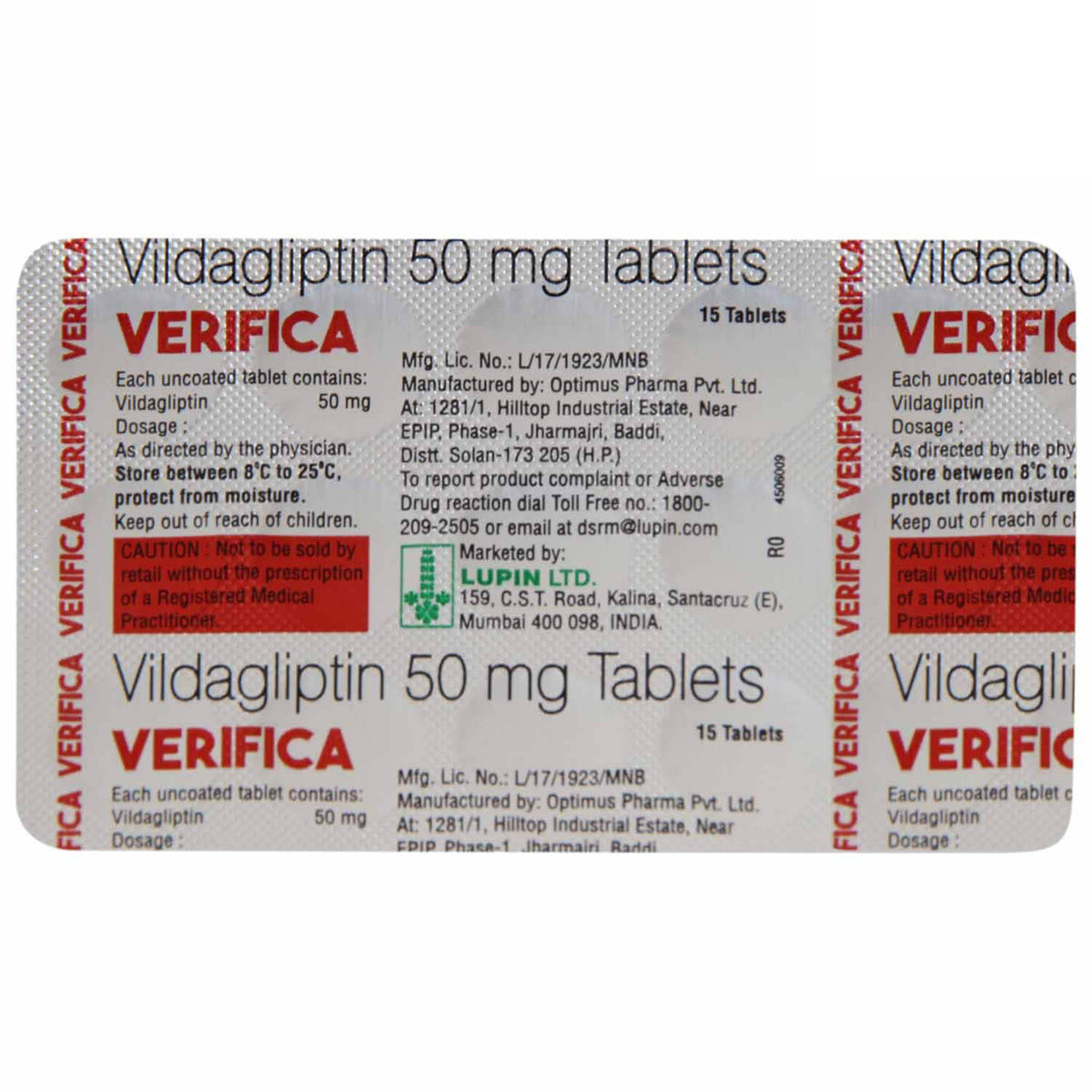 Verifica 50 Tablet | Uses, Side Effects, Price | Apollo Pharmacy