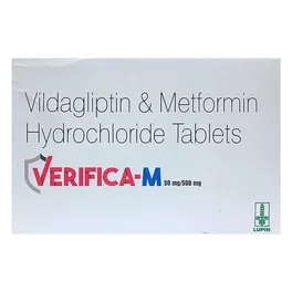 Verifica M 50/500mg Tablet | Uses, Side Effects, Price | Apollo Pharmacy
