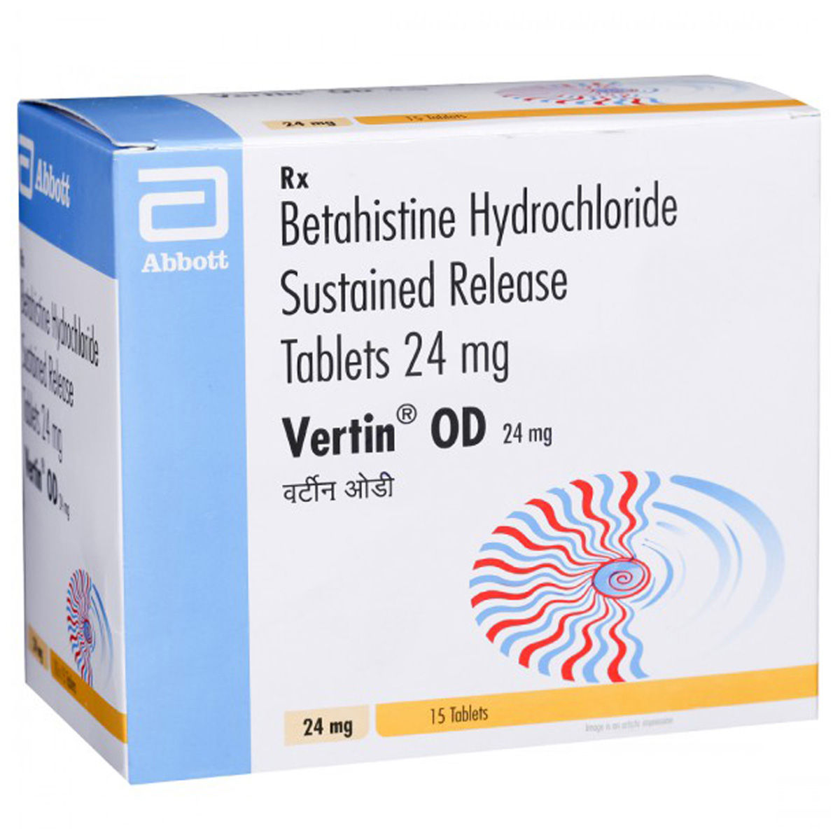 Vertin OD 24 mg Tablet | Uses, Side Effects, Price | Apollo Pharmacy