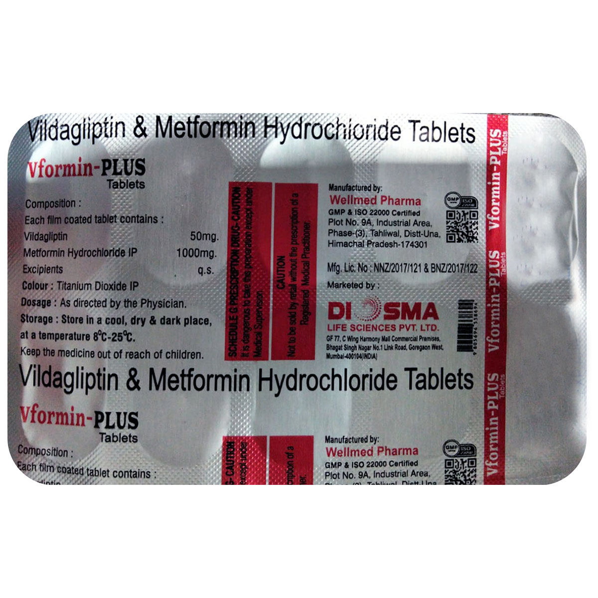 Vformin-Plus Tablet | Uses, Side Effects, Price | Apollo Pharmacy