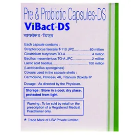 Vibact-DS Capsule | Uses, Side Effects, Price | Apollo Pharmacy
