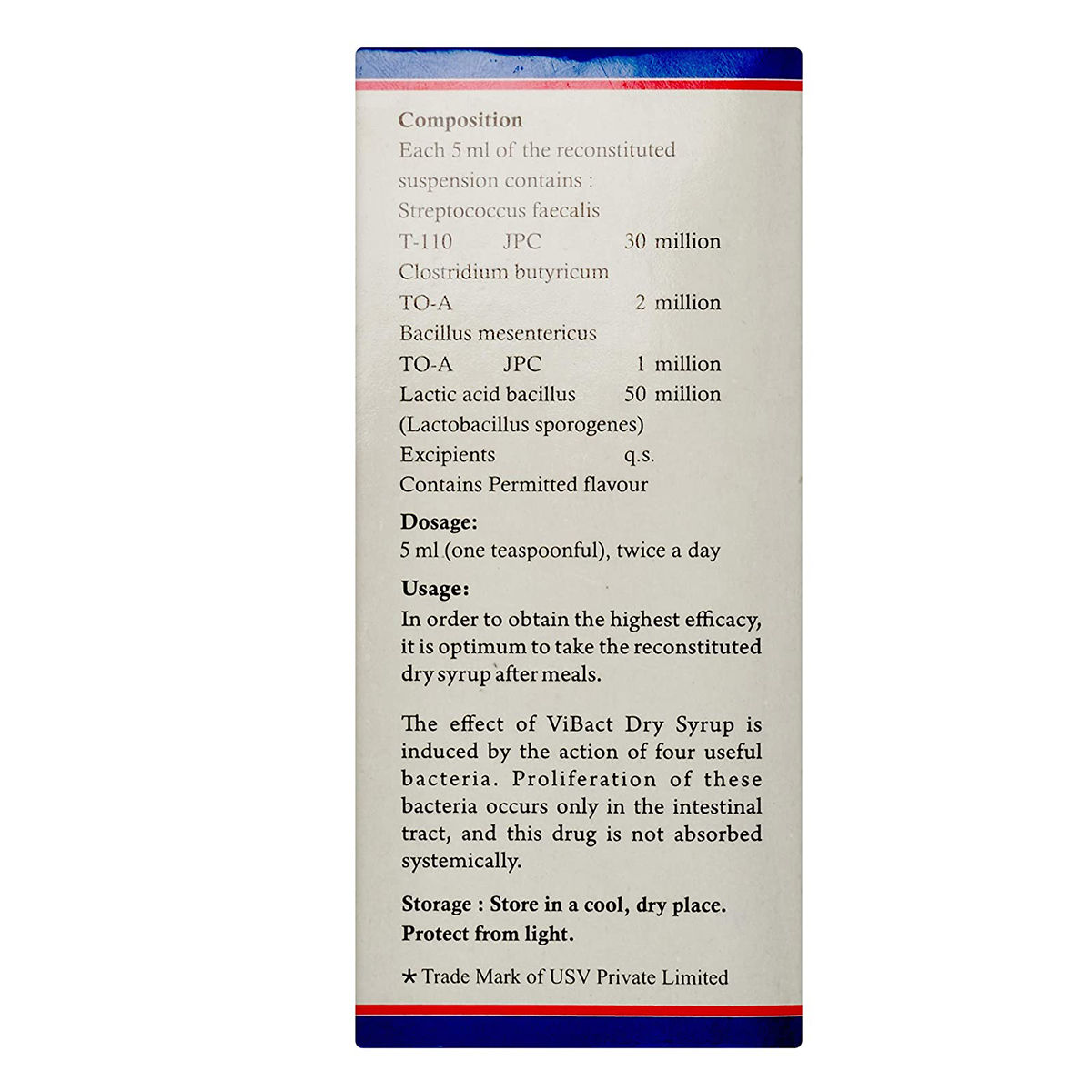 Vibact Dry Syrup 50 ml Price, Uses, Side Effects, Composition - Apollo ...