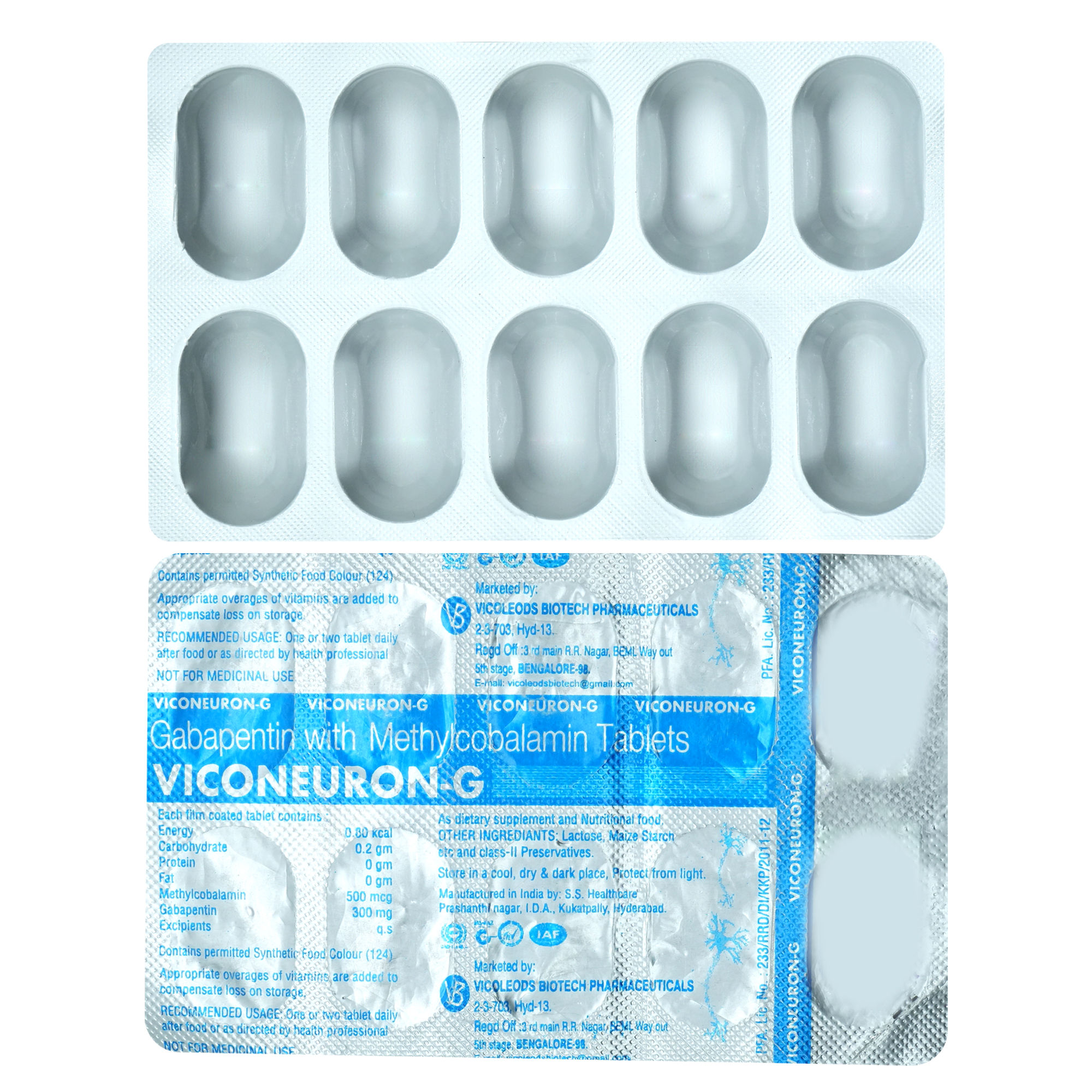 Viconeuron G Tablet | Uses, Side Effects, Price | Apollo Pharmacy