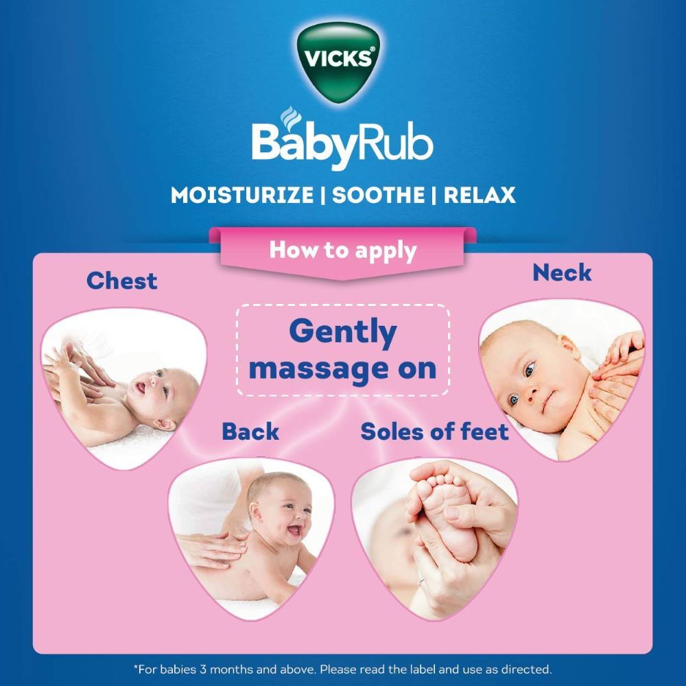 Vicks Baby Rub Balm, 25 ml Price, Uses, Side Effects, Composition ...