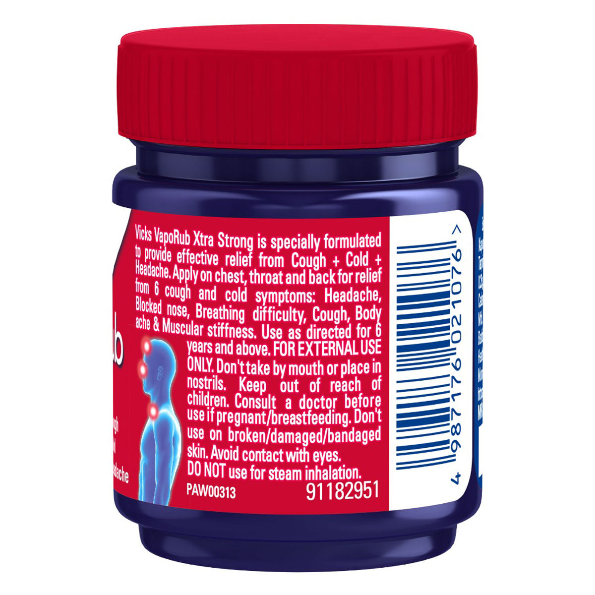 Buy Vicks Vaporub Xtra Strong, 50 ml | 19 Minutes Delivery | Apollo ...