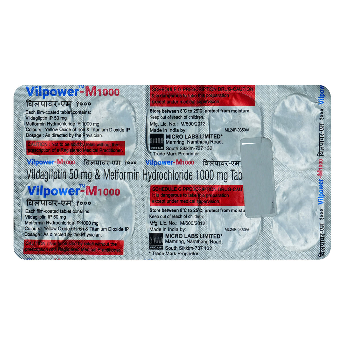 Vilpower-M 1000 Tablet | Uses, Side Effects, Price | Apollo Pharmacy