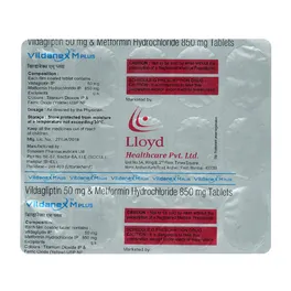 Vildanex M Plus 50/850mg Tablet | Uses, Side Effects, Price | Apollo ...