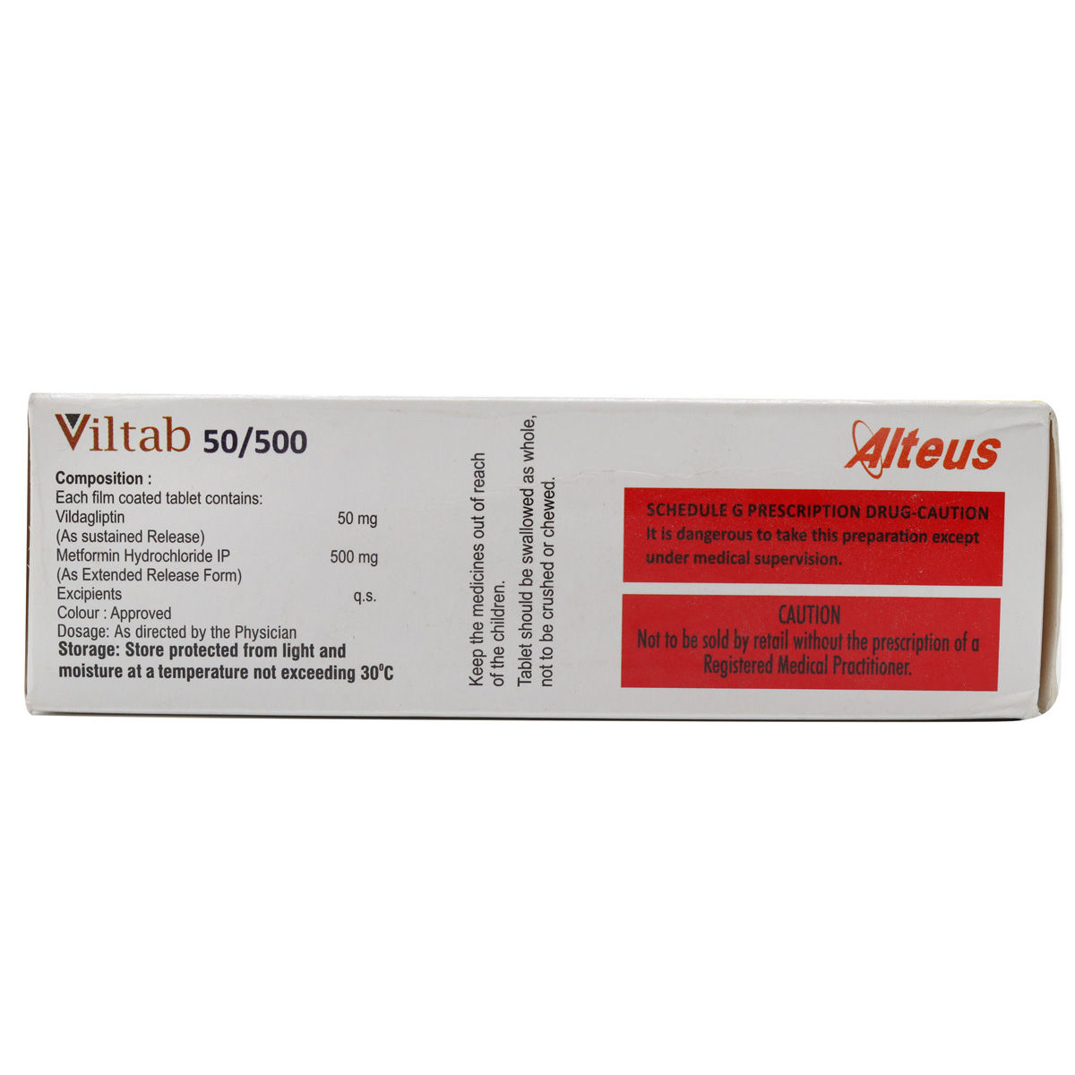 Viltablet 50/500Mg Tablet 15'S Price, Uses, Side Effects, Composition ...