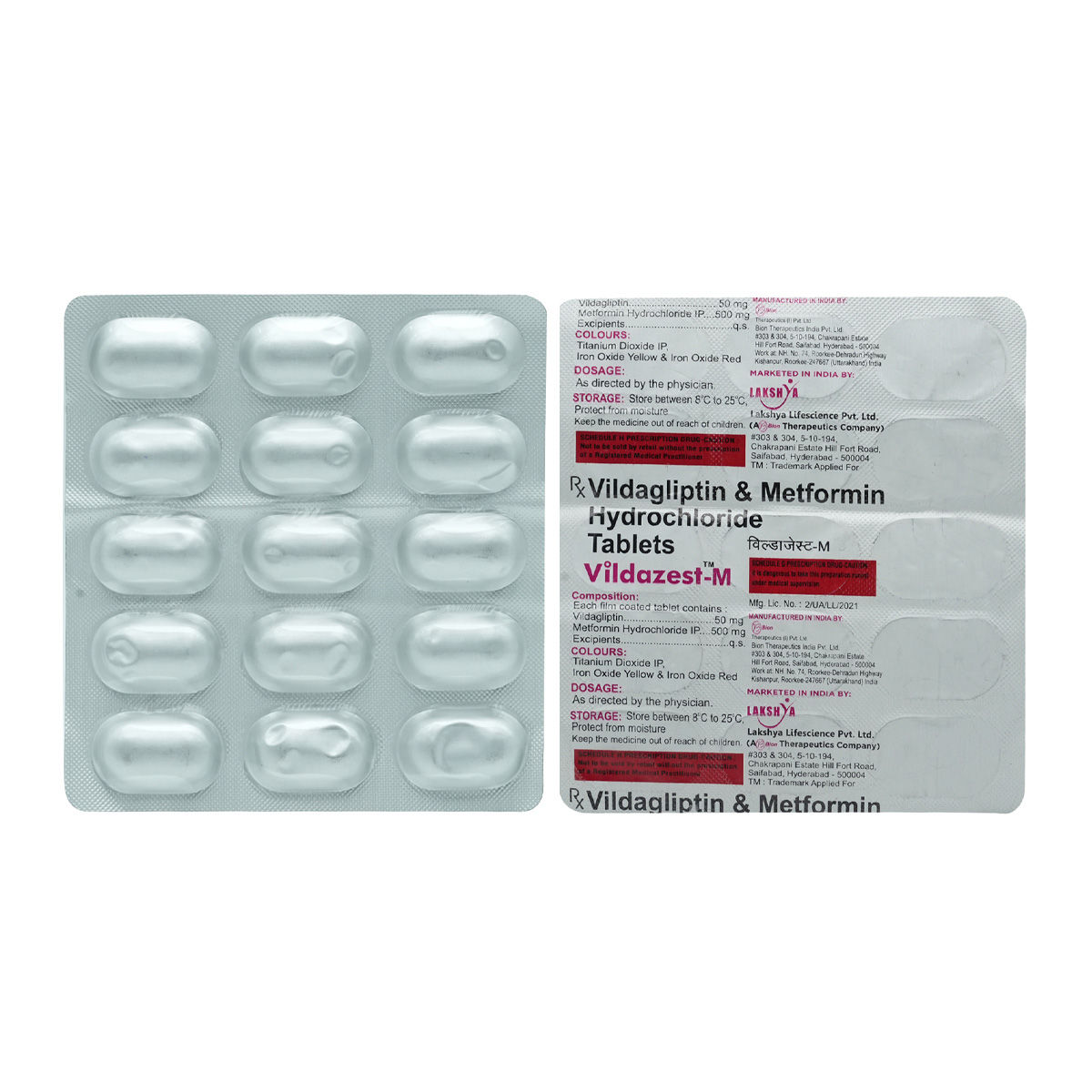 Vildazest-M Tablet 15's Price, Uses, Side Effects, Composition - Apollo ...