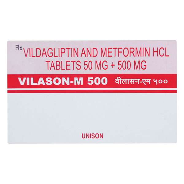 Vilason M 500 Tablet 10's Price, Uses, Side Effects, Composition ...
