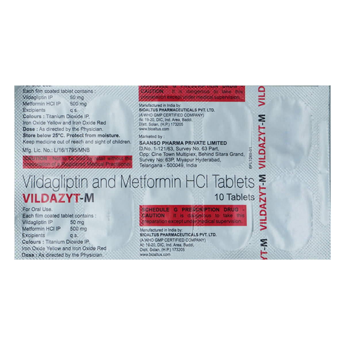 Vildazyt-M Tablet | Uses, Side Effects, Price | Apollo Pharmacy
