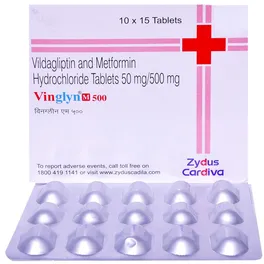 Vinglyn M 500 Tablet | Uses, Side Effects, Price | Apollo Pharmacy