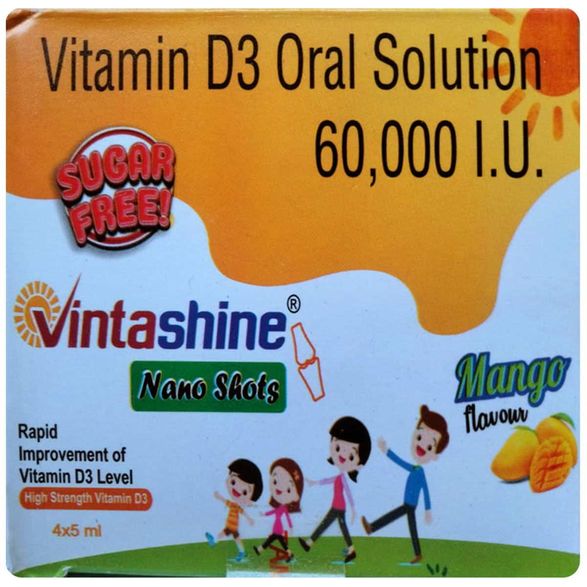 Vintashine Sugar Free Mango Flavour Nano Shots 5 ml | Uses, Side ...