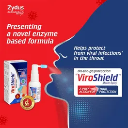 Buy Viroshield Mouth Spray, 30 ml | 19 Minutes Delivery | Apollo Pharmacy