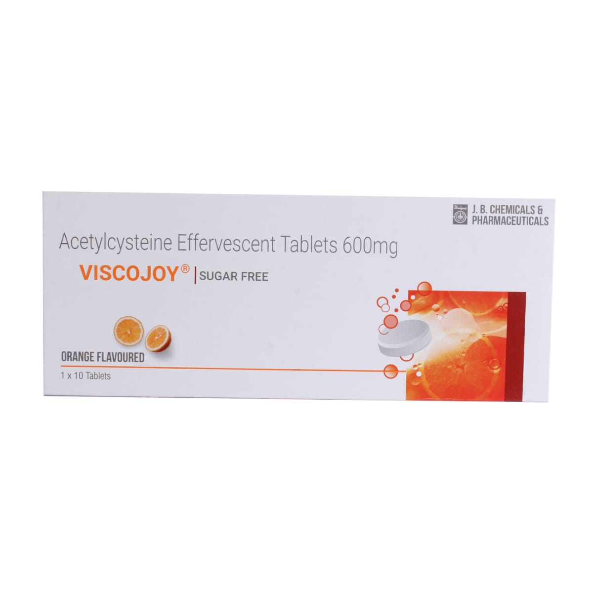 Viscojoy Sugar Free Orange Effervescent Tablet | Uses, Side Effects ...