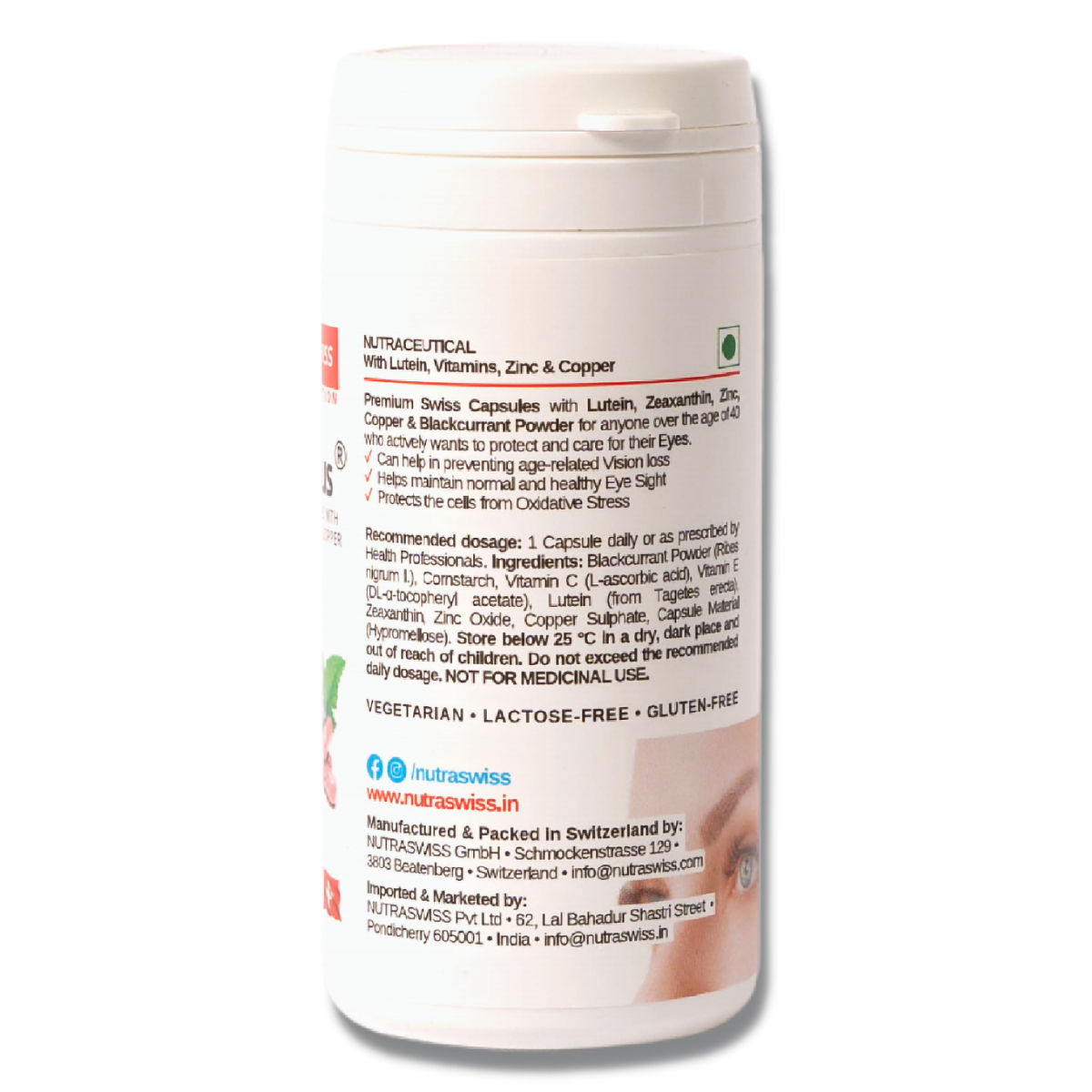 Nutraswiss VisionPlus, 100 Capsules Price, Uses, Side Effects ...