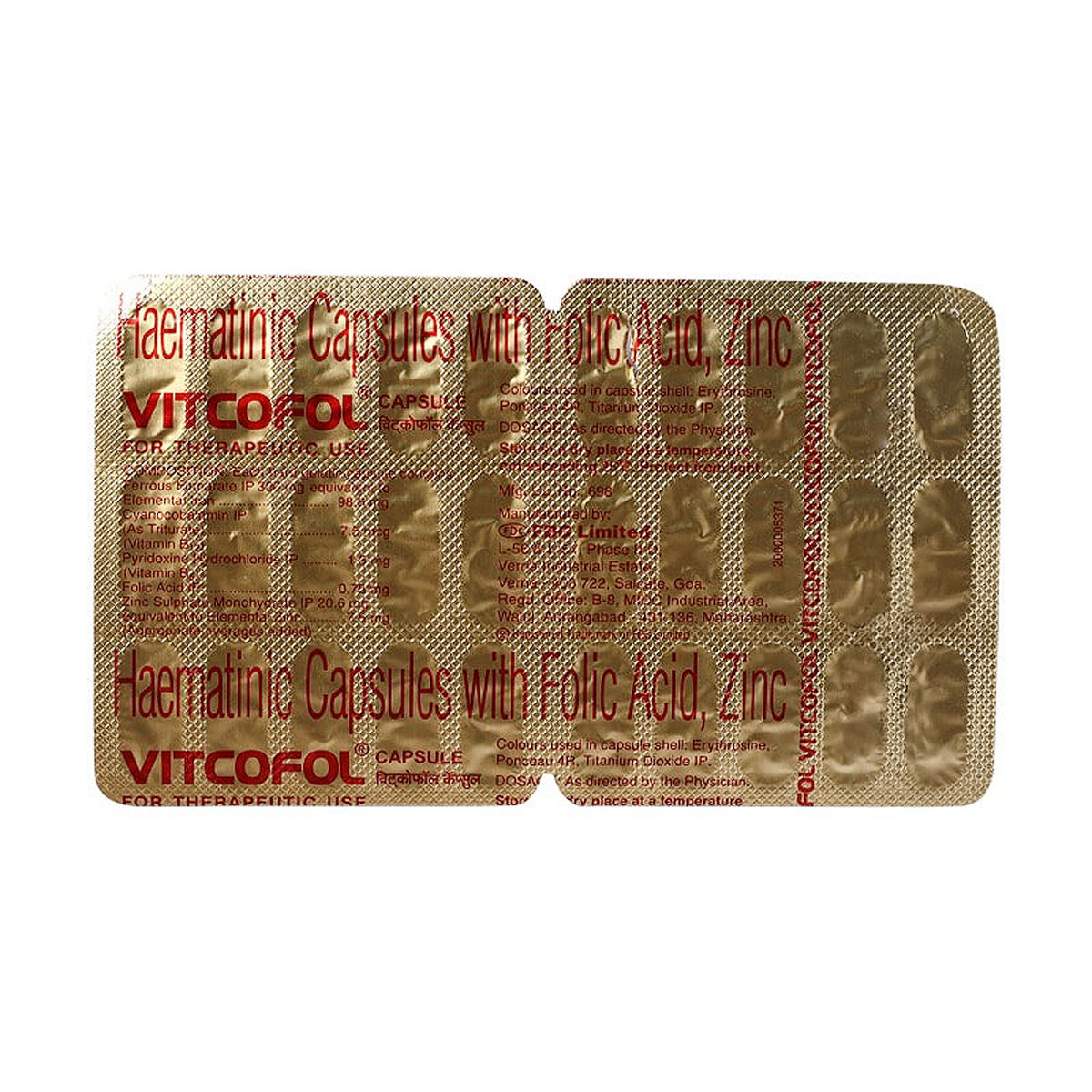 Vitcofol Capsule 30's Price, Uses, Side Effects, Composition - Apollo ...