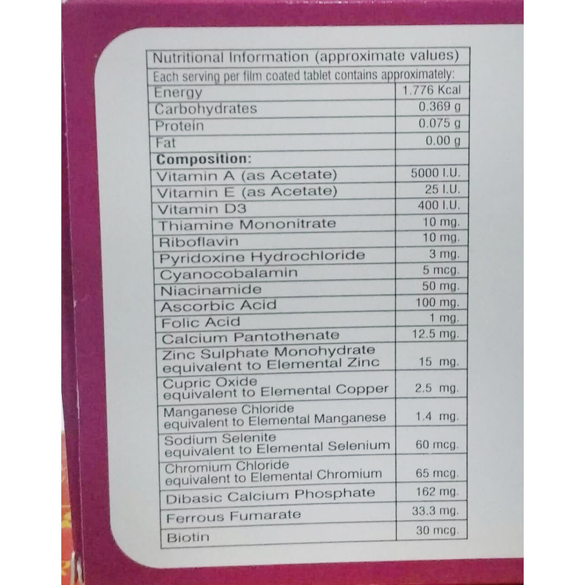 Vitrace FM Tablet | Uses, Side Effects, Price | Apollo Pharmacy