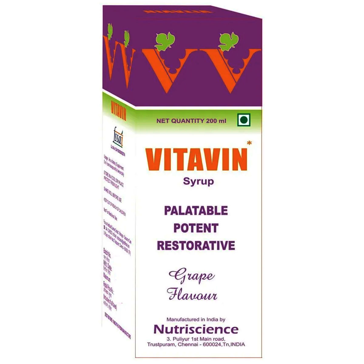 Vitavin Syrup | Uses, Side Effects, Price | Apollo Pharmacy