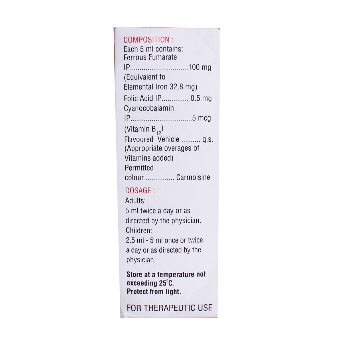 Vitcofol Suspension 200 ml Price, Uses, Side Effects, Composition ...