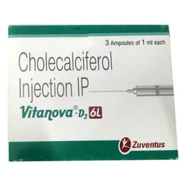 Vitanova-D3 6L Injection 1 ml | Uses, Side Effects, Price | Apollo Pharmacy