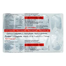 Vitzecal Tablet | Uses, Side Effects, Price | Apollo Pharmacy