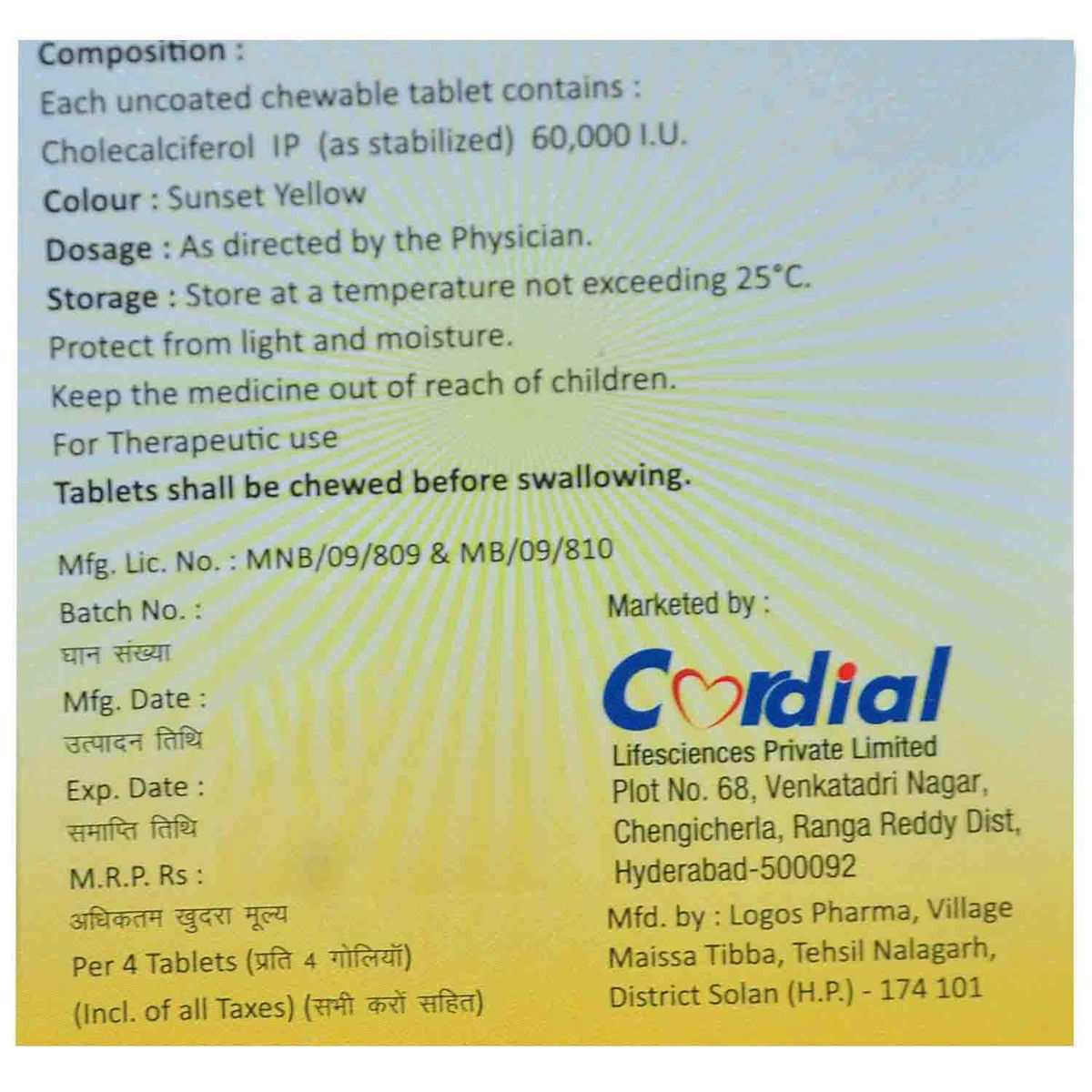 Vivid 60K Tablet 4's Price, Uses, Side Effects, Composition - Apollo ...