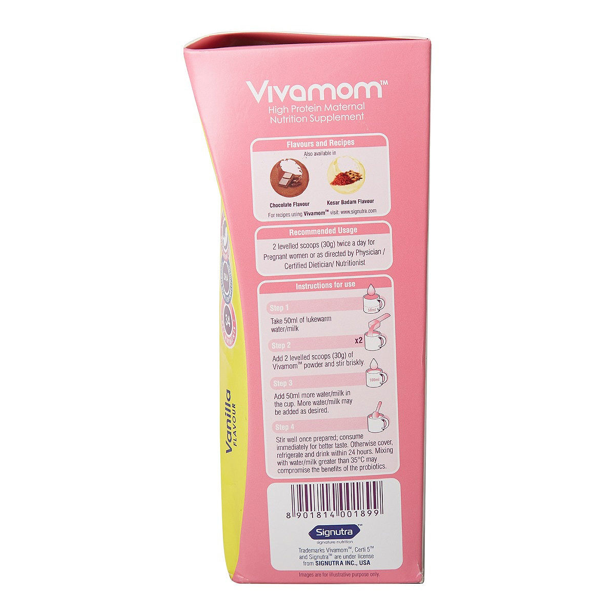 Vivamom Vanilla Powder | Uses, Side Effects, Price | Apollo Pharmacy