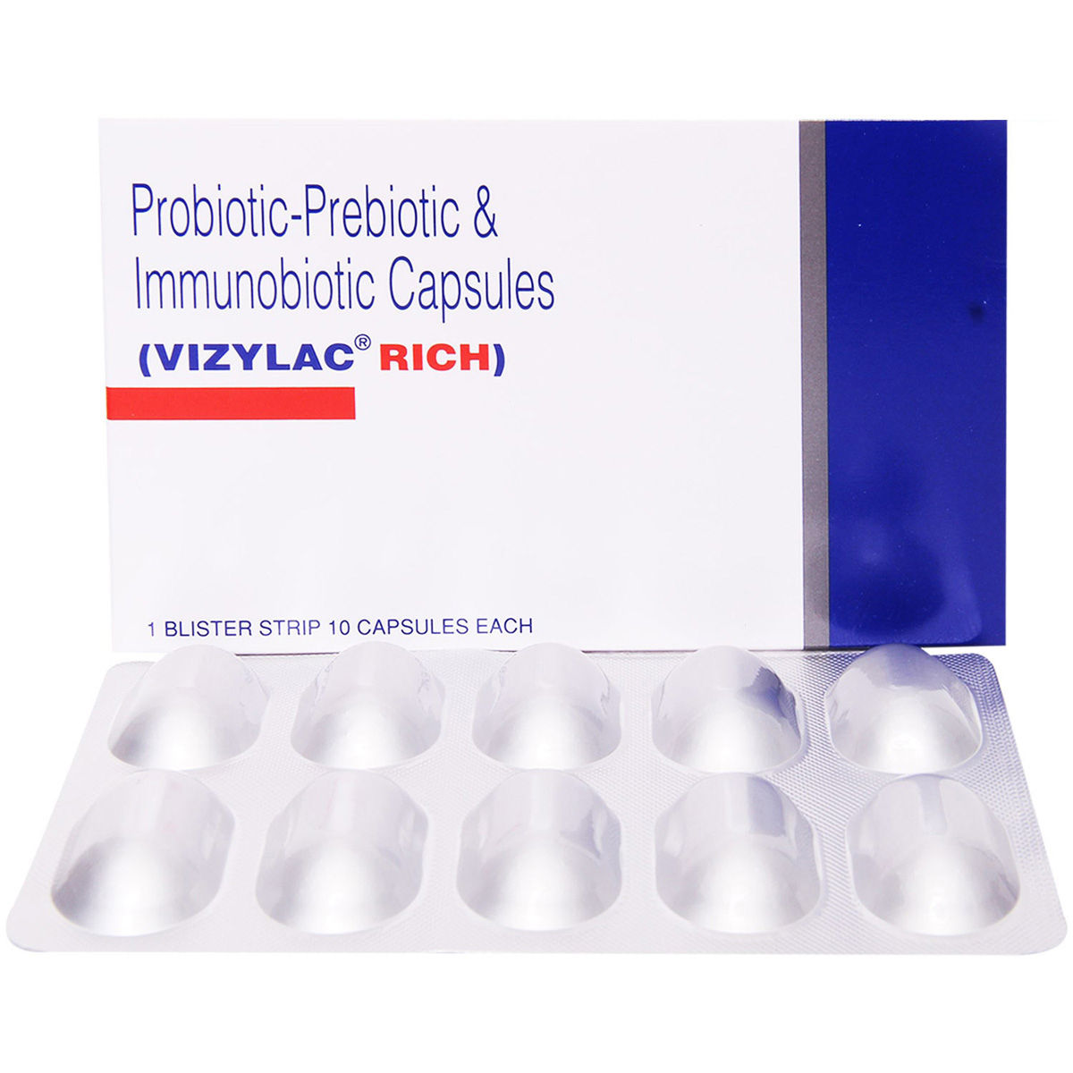 Vizylac Rich Capsule 10's Price, Uses, Side Effects, Composition ...