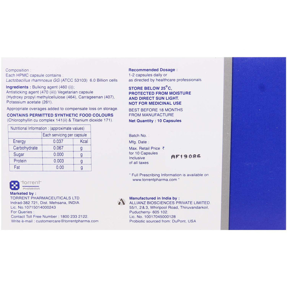 Vizylac GG Capsule 10's Price, Uses, Side Effects, Composition - Apollo ...