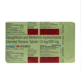Voage-M 10 mg/500 mg Tablet | Uses, Side Effects, Price | Apollo Pharmacy