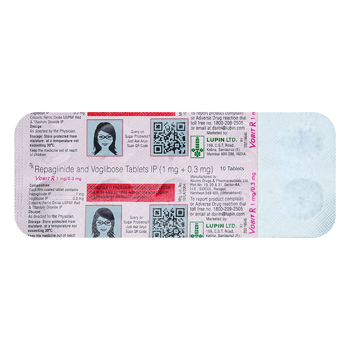 Vobit R 1/0.3mg Tablet | Uses, Side Effects, Price | Apollo Pharmacy