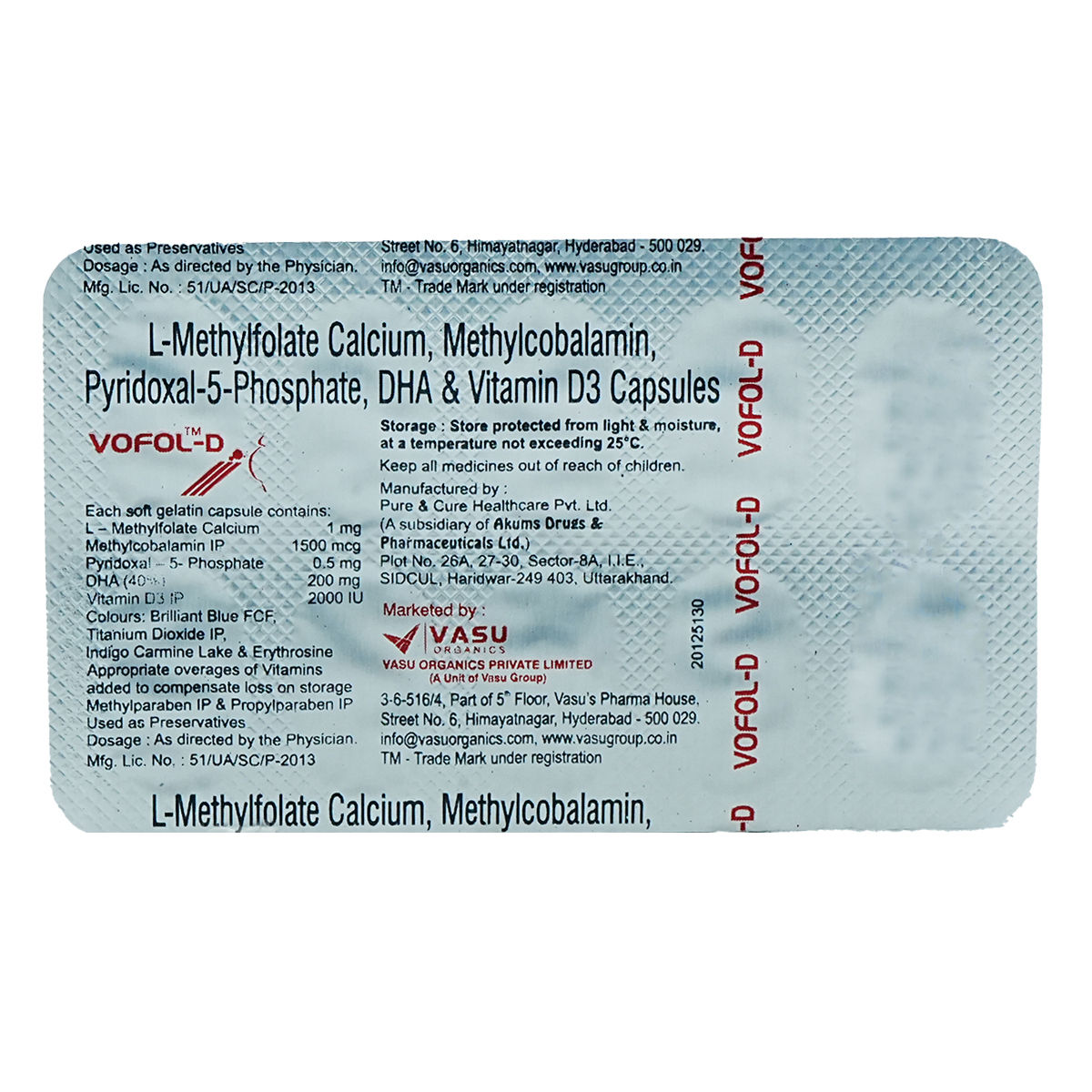 Vofol D Capsule | Uses, Side Effects, Price | Apollo Pharmacy