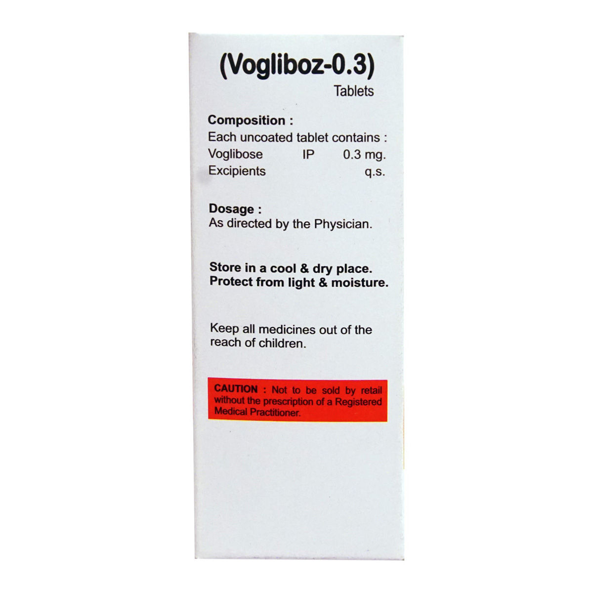 Vogliboz-0.3 Tablet | Uses, Side Effects, Price | Apollo Pharmacy