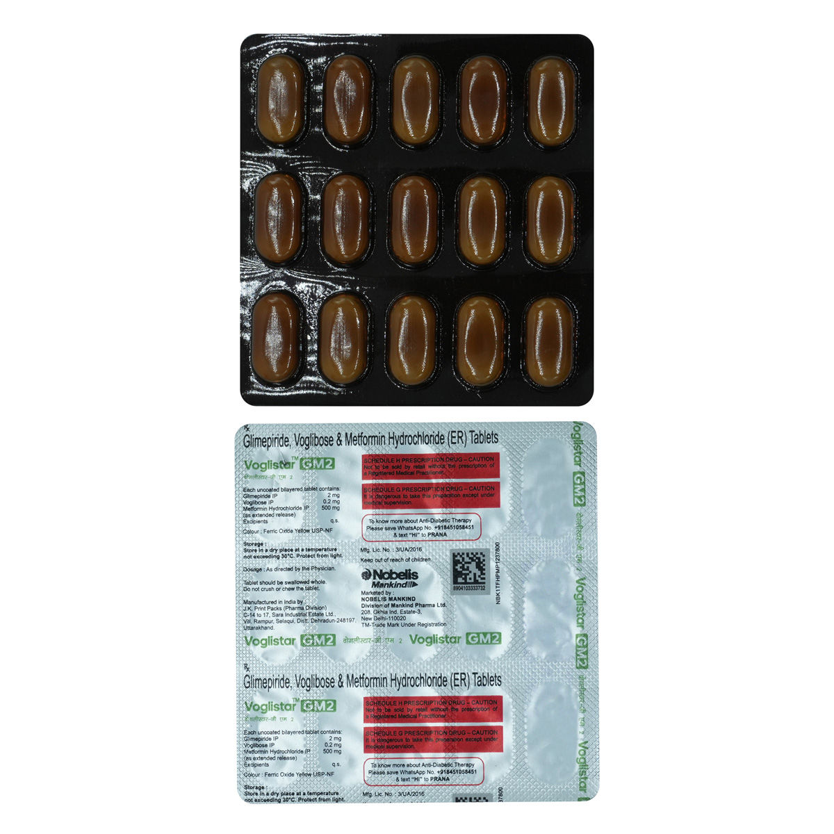 Voglistar GM2 Tablet | Uses, Side Effects, Price | Apollo Pharmacy