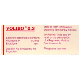Volibo 0.3 Tablet | Uses, Side Effects, Price | Apollo Pharmacy