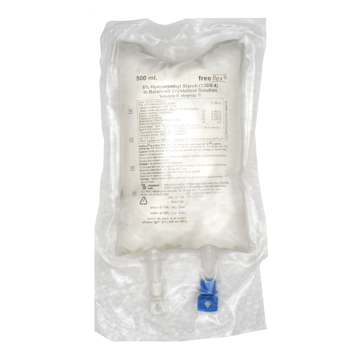 Volulyte 6% | Uses, Side Effects, Price | Apollo Pharmacy