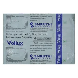 Vollux Capsule | Uses, Side Effects, Price | Apollo Pharmacy