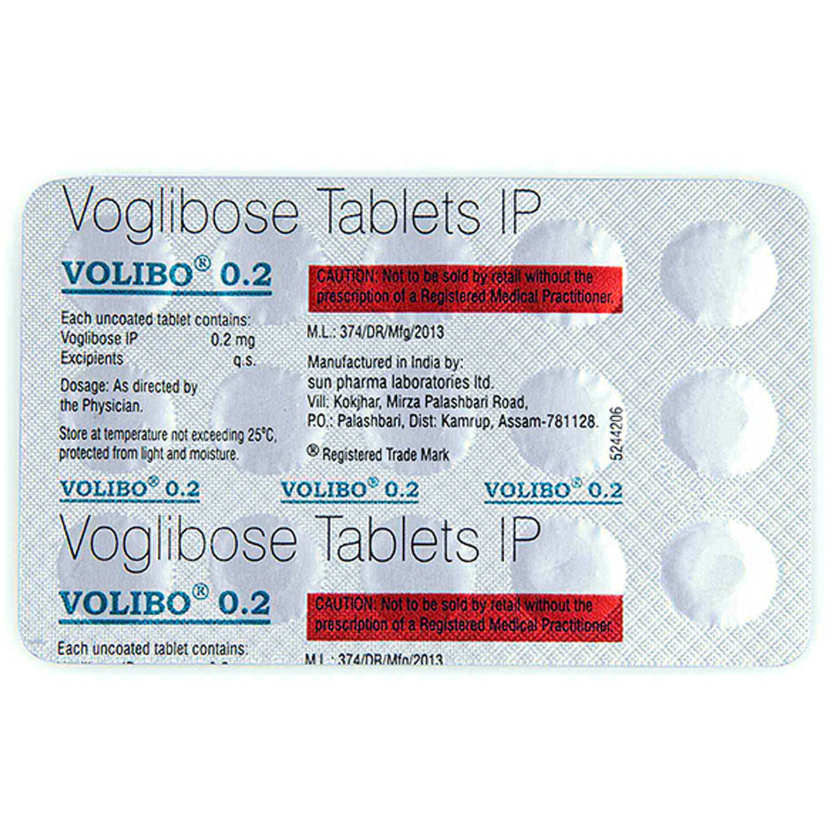 Volibo 0.2 Tablet 15's | Uses, Side Effects, Price | Apollo Pharmacy