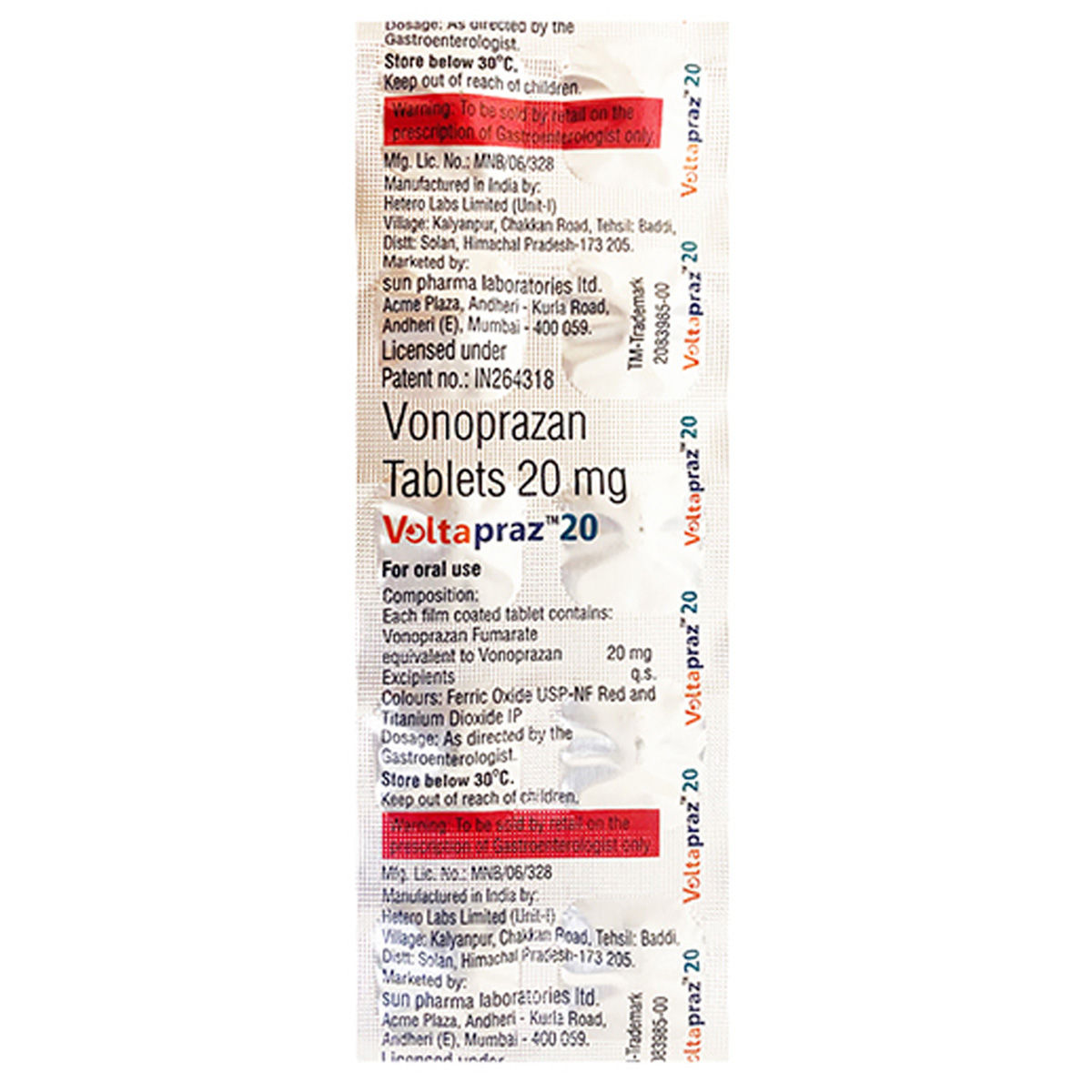 Voltapraz 20 mg Tablet 10's | Uses, Side Effects, Price | Apollo Pharmacy