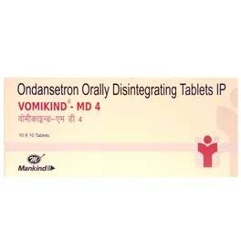 Vomikind MD 4 Tablet | Uses, Side Effects, Price | Apollo Pharmacy
