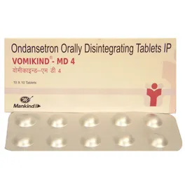 Vomikind MD 4 Tablet | Uses, Side Effects, Price | Apollo Pharmacy