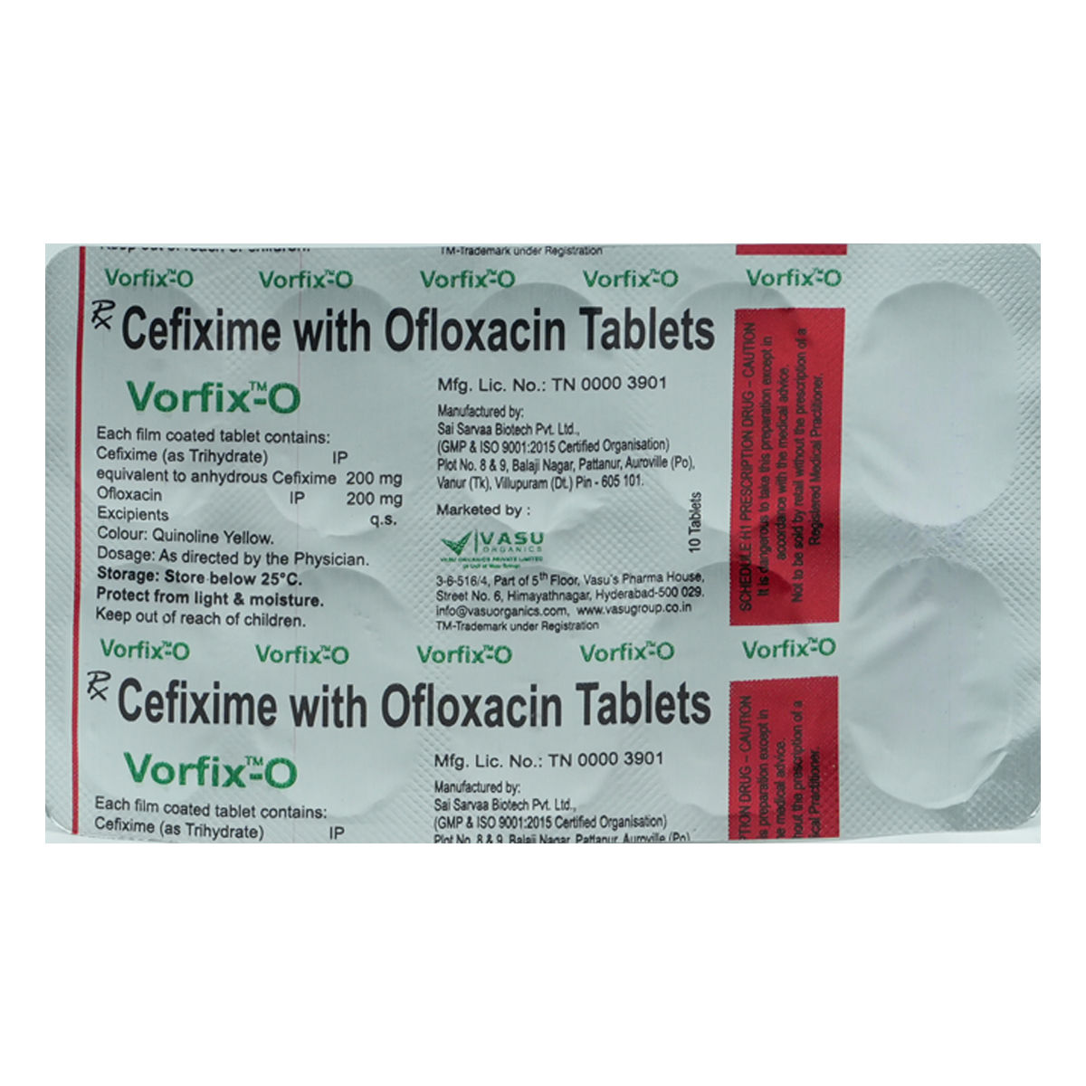 Vorfix-O Tablet | Uses, Side Effects, Price | Apollo Pharmacy