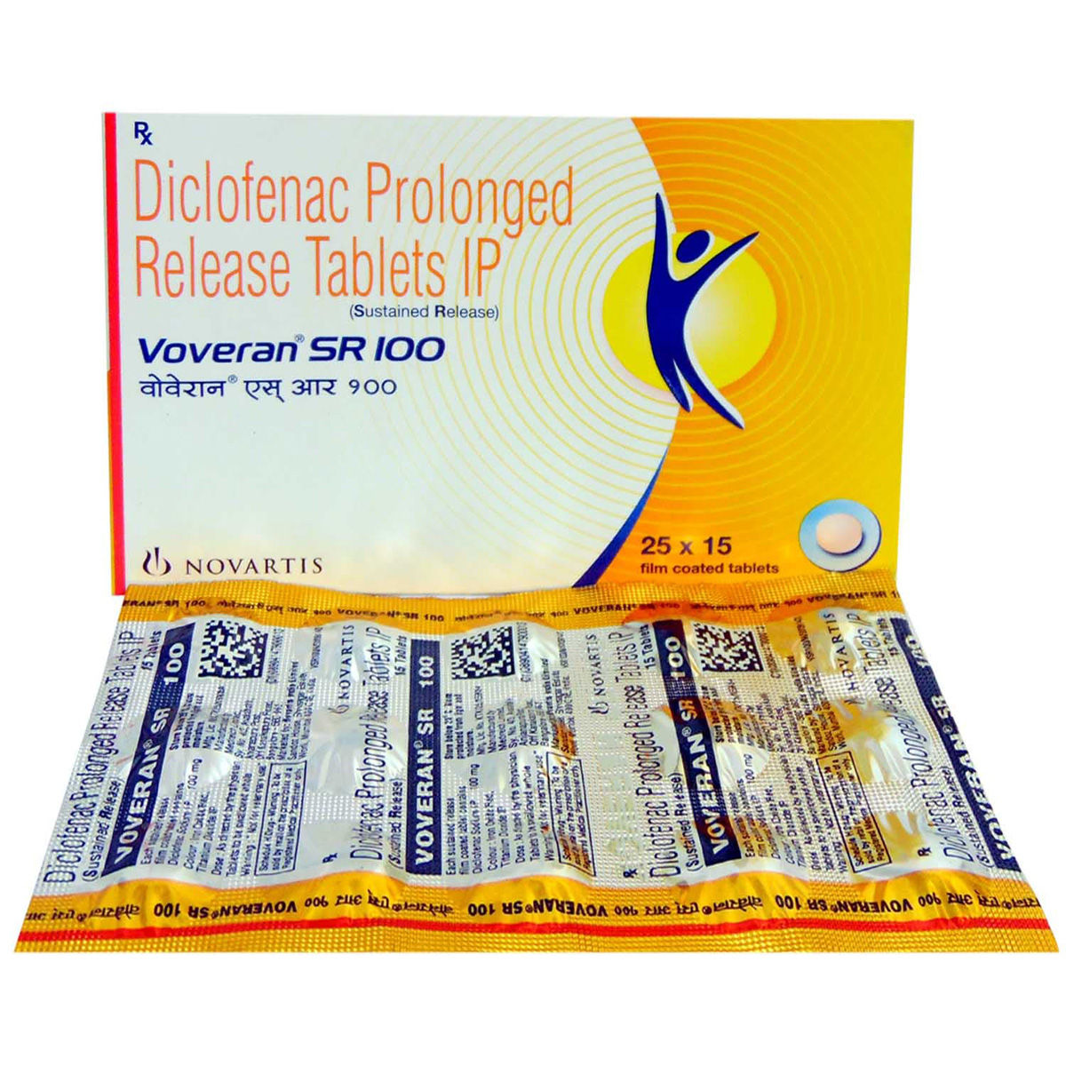 Voveran SR 100 Tablet | Uses, Side Effects, Price | Apollo Pharmacy
