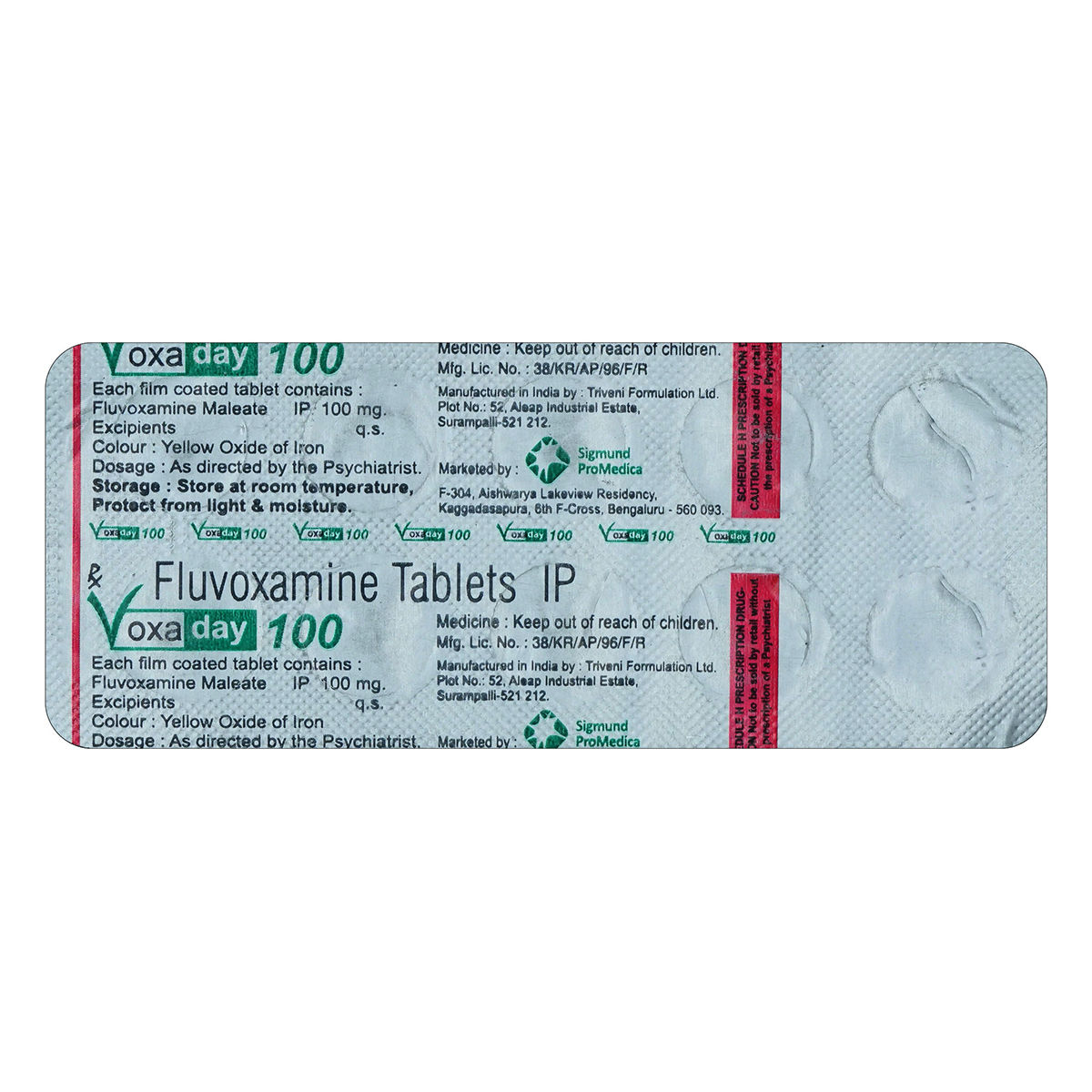 Voxaday 100mg Tablet | Uses, Side Effects, Price | Apollo Pharmacy
